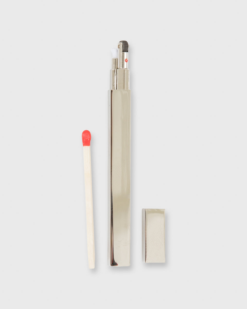 Queue Metal Slim Stick Lighter in Silver | Shop Mashburn