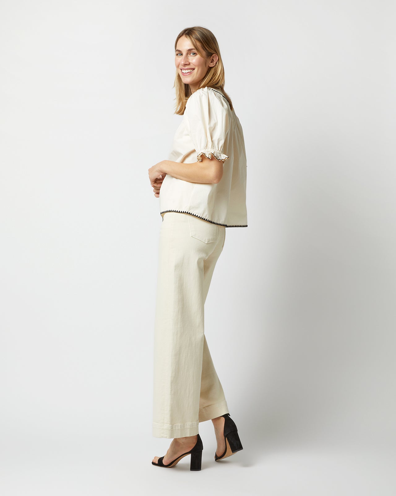 Ruby Top in Ivory | Shop Ann Mashburn