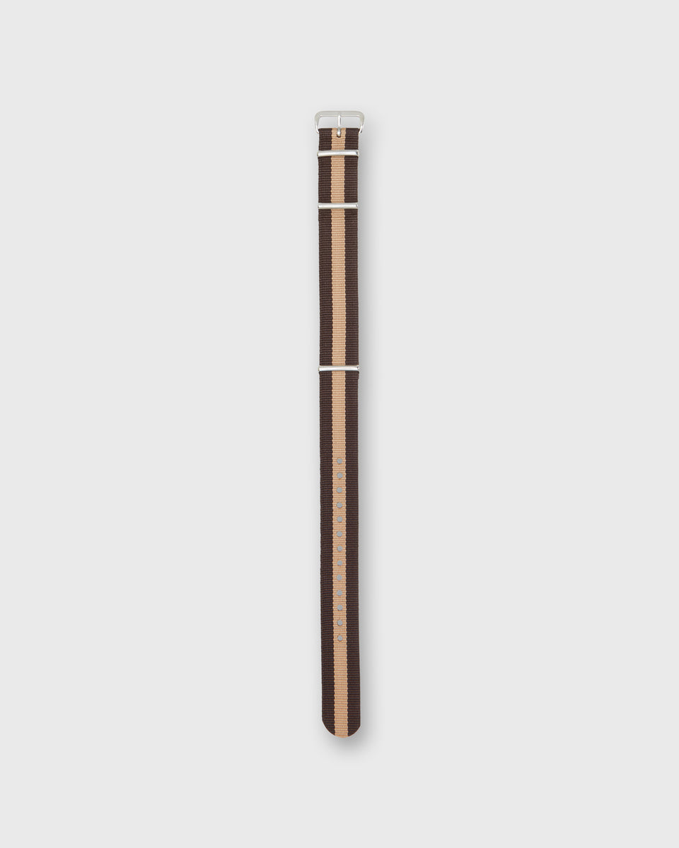 Nato Watch Strap in Brown/Tan Stripe | Shop Sid Mashburn