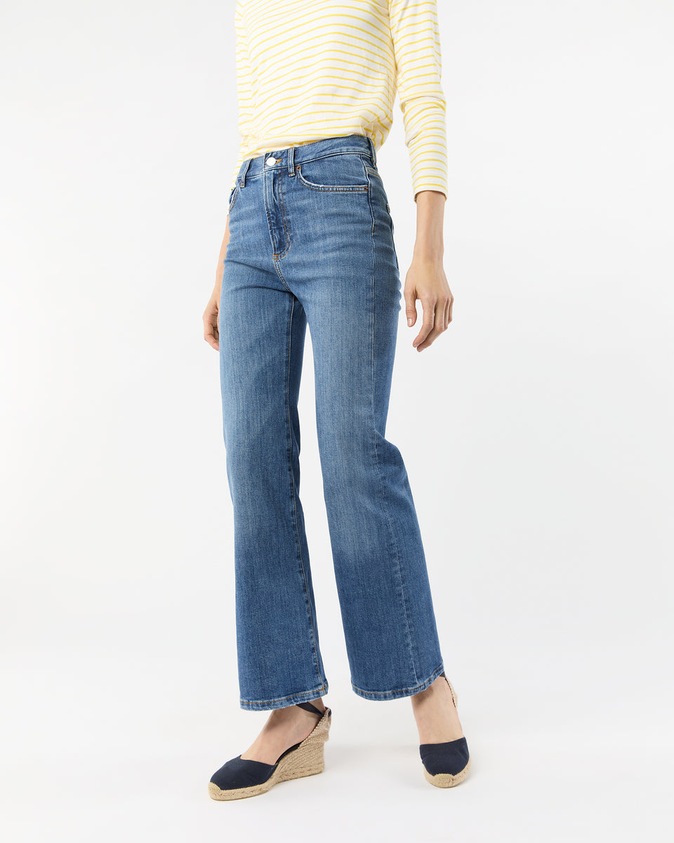 Pyramid Jeans in Brisk Mid Vintage | Shop Ann Mashburn