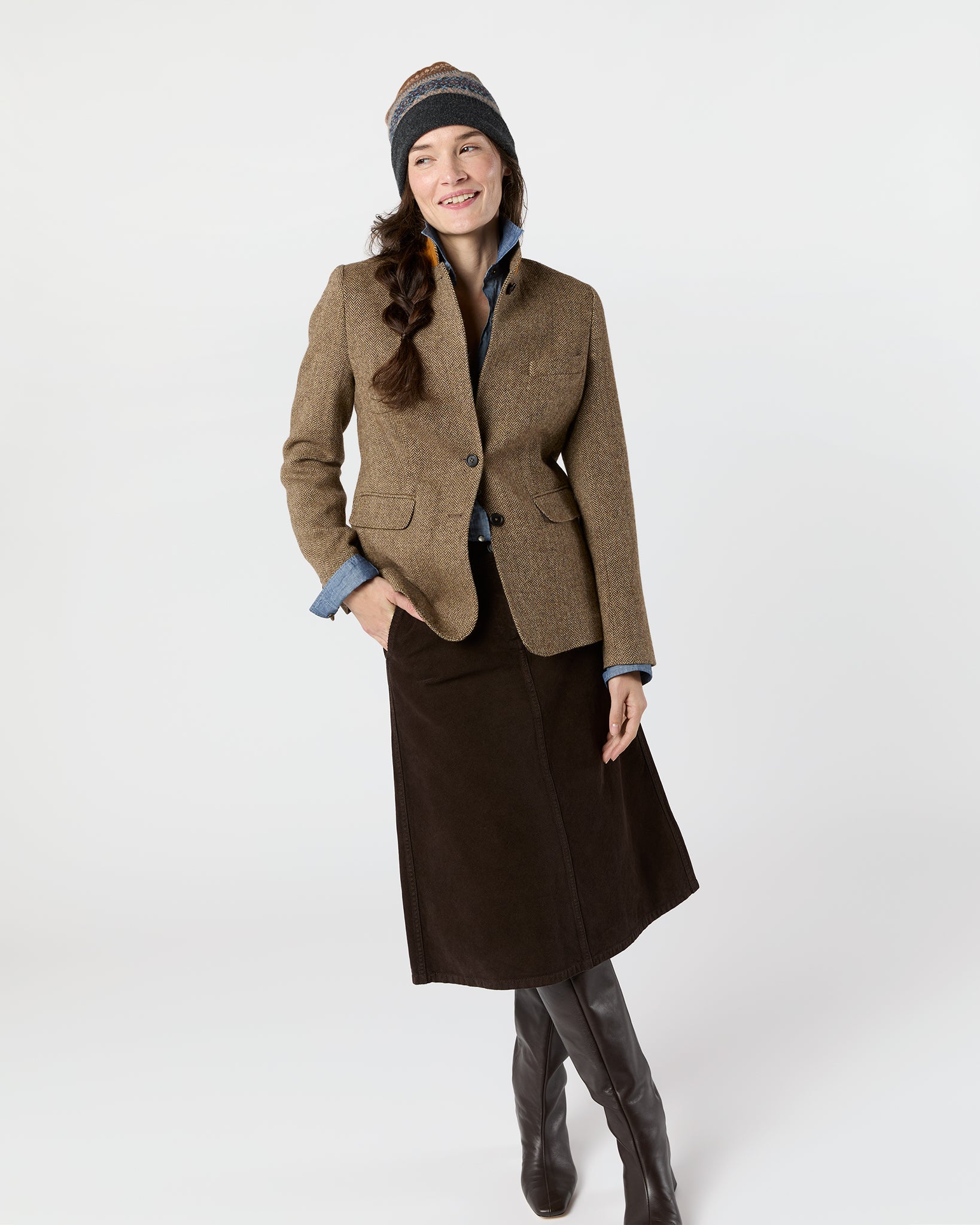 Alloa Beanie in Winter | Shop Ann Mashburn