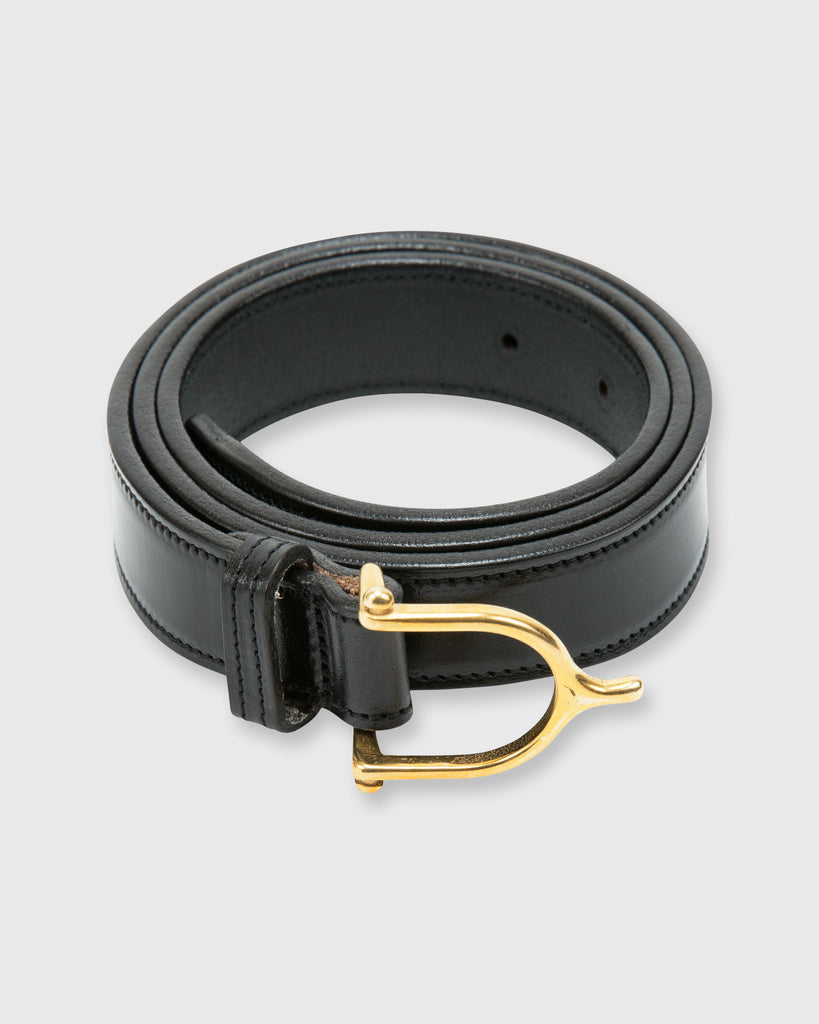 1" Spur Belt in Black Bridle | Shop Mashburn