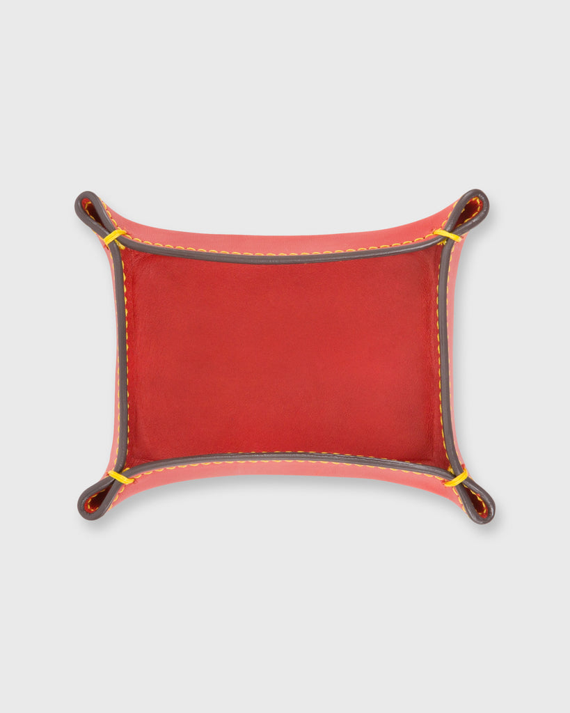 Small Tray in Red Leather | Shop Mashburn